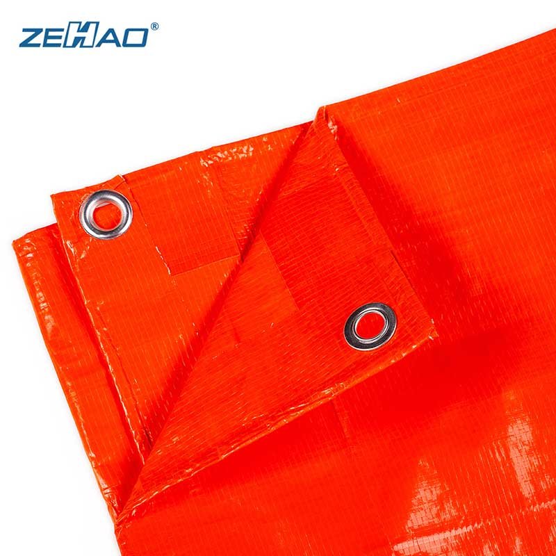 130g Orange/Orange PE Tarpaulin