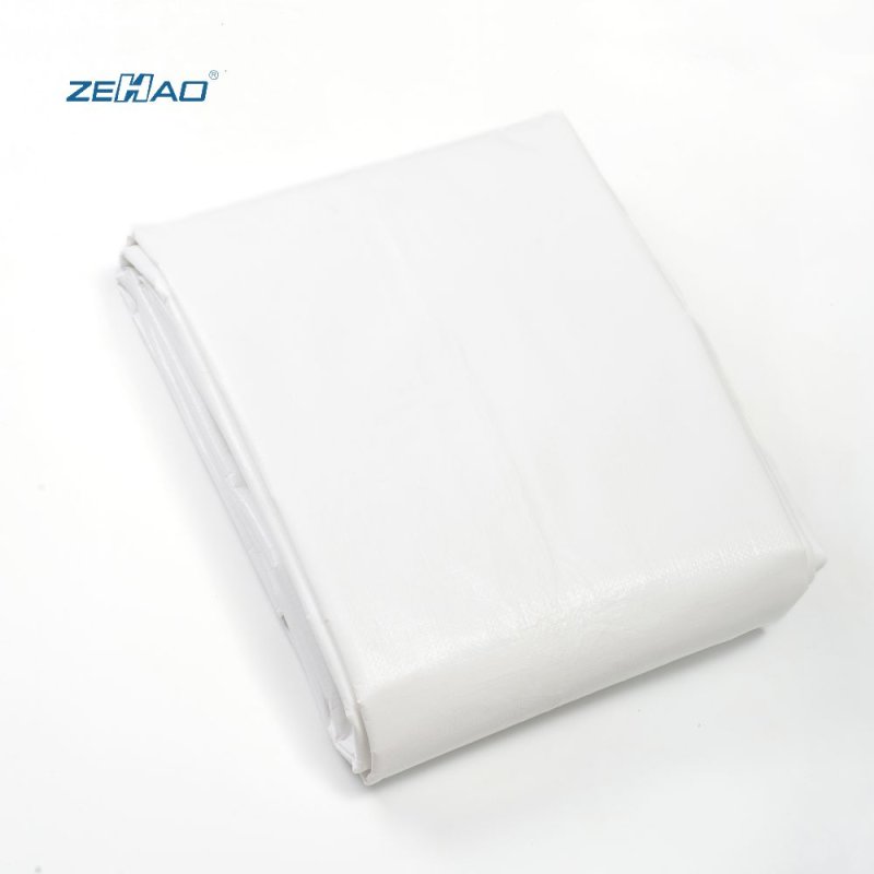 160g White/White PE Tarpaulin